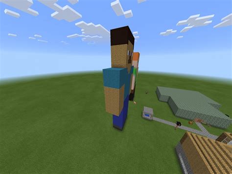 Steve Statue D Minecraft Map
