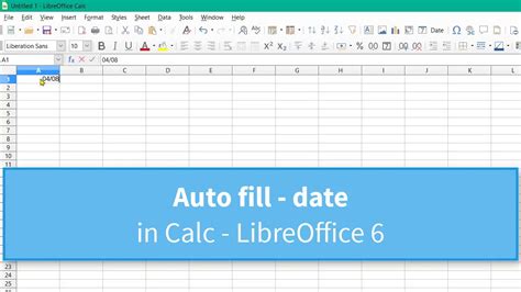 Auto Fill Date In Calc En Youtube