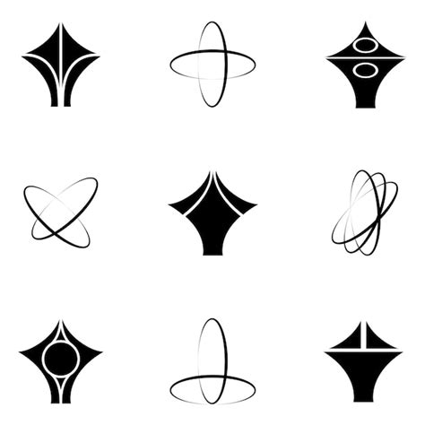 Premium Vector Premium Vector Abstract Icons Design Art Stock Image