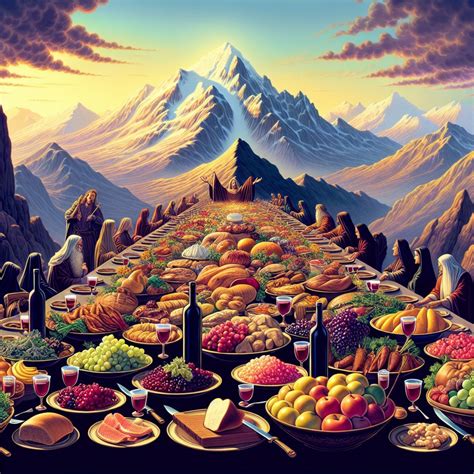 Isaiah 256 Prayer Feast Of Abundance A Prayer For Divine Provision