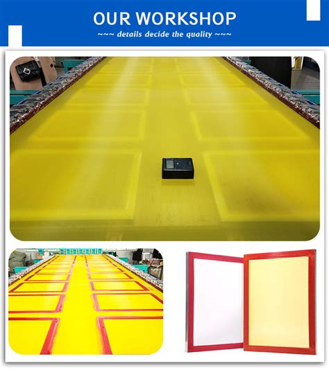Aluminum Screen Printing Frames With Mesh Professional Mesh