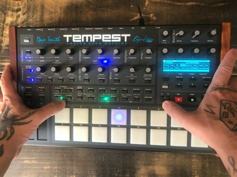 Matrixsynth Dave Smith Tempest Analog Drum Machine Synthesizer The Soft Moon