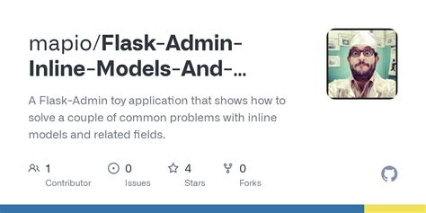 Github Mapioflask Admin Inline Models And Related Fields A Flask Admin Toy Application That