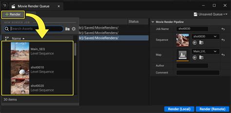 Movie Render Pipeline In Unreal Engine Unreal Engine 55