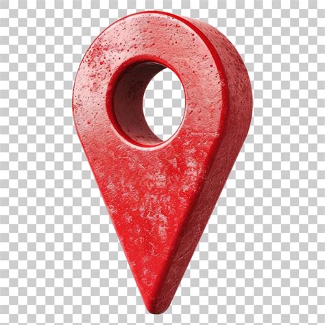 premium psd point of location 3d icon pointer of map isolated on