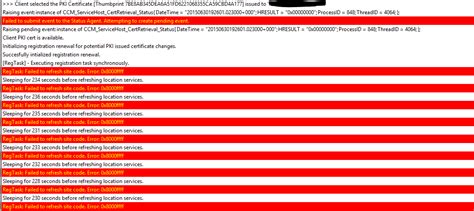 Sccm 2012 Client Certificate Pki Value Is None Configuration Manager 2012 Windows