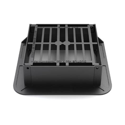 420mm X 420mm X 100mm D400 Gully Grating Hinged