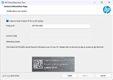 Solved Hp Cloud Recovery Tool Not Detecting My Model Hp Support Community 9195381