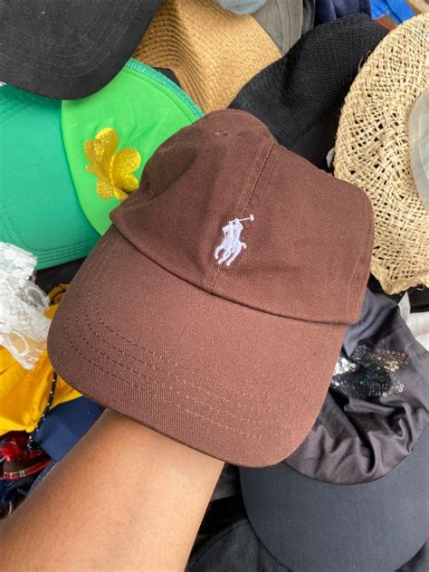 Rl Dad Hat Brown Mens Fashion Watches And Accessories Caps And Hats On Carousell