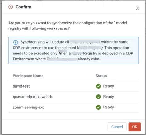 Synchronizing Cloudera Ai Registry With A Workbench