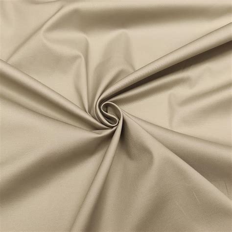 Tessuto Gabardine Di Cotone Tinta Unita Tortora Iaiatessuti