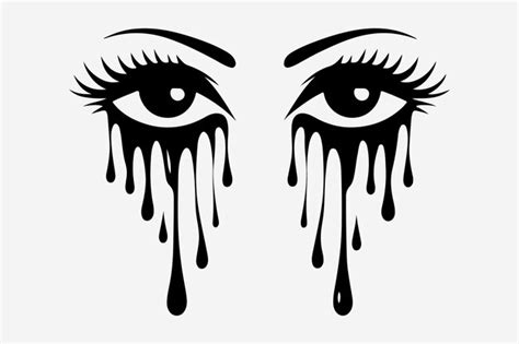 Two Expressive Eyes With Long Lashes Premium Ai Generated Vector