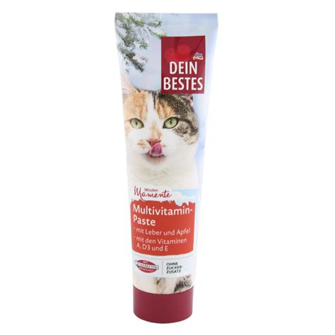 خمیر مالت و مولتی ویتامین گربه دین بستس Dein Bestes Paste Multi Vitamin
