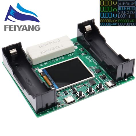 Type C LCD Display Battery Capacity Tester MAh MWh Lithium Battery Digital Battery Power