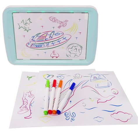 Дъска за писане и рисуване за деца със светлини магическа дъска за рисуване Emag Bg
