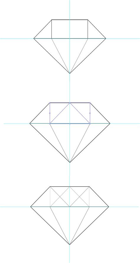Simple Diamond Drawing At PaintingValley Com Explore Collection Of Simple Diamond Drawing