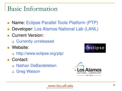 Ppt Overview Of Eclipse Parallel Tools Platform Powerpoint Presentation Id6089815