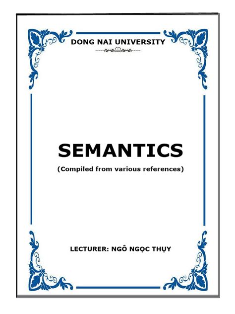 Semantics Pdf