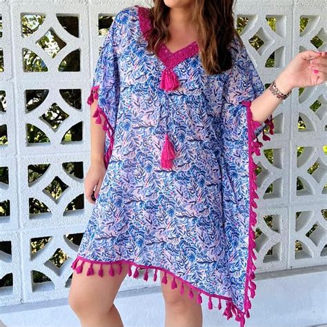 Simply Southern Swim Simply Southern Tropical Leaf Tassel Bead