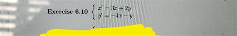 Solved 68 Exercises For The First Order Homogeneous Systems