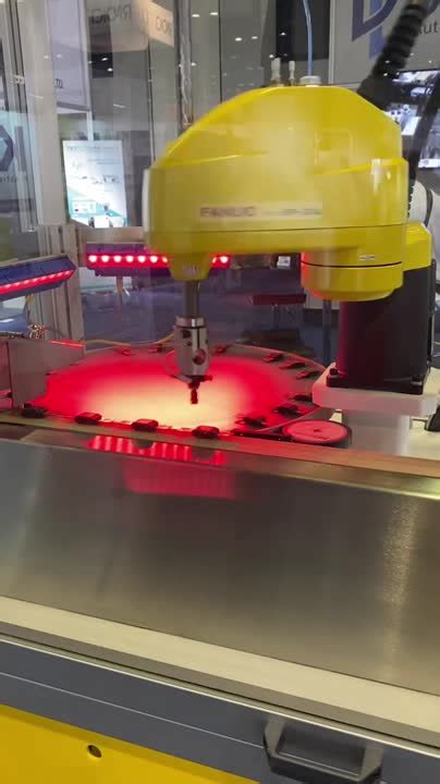 Fernando Munoz On Linkedin Another Part Scanner With A Fanuc Robot It Detects Where The Parts Are…