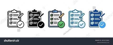 Requirements Icon Set Multiple Style Collection Stock Vector Royalty