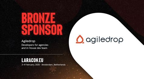 agiledrop on linkedin laravel laracon laraconeu php