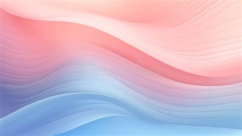 Subtle Abstract Background With Soft Pastel Waves Ai Generated Stock