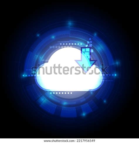 Digital Cloud Storage Concept Vector Design Stock Vector Royalty Free 2217956549 Shutterstock