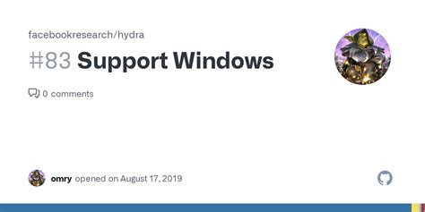 Support Windows · Issue 83 · Facebookresearchhydra · Github