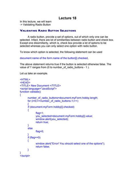 java script advanced frame pdf