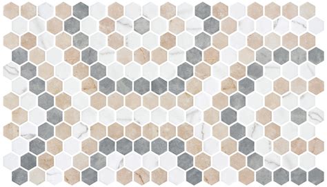 Hex Pattern 2 Glass Mosaic By Onix Hex Pattern 2 Glass Mosaic By Onix
