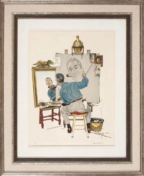 Norman Rockwell Self Portrait