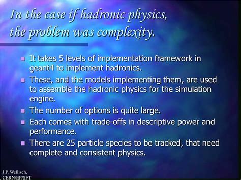 ppt a tutorial on geant4 hadronic physics ghad powerpoint