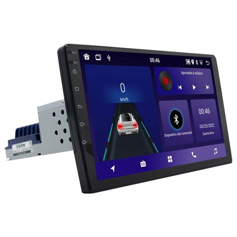 Central Multimídia Universal 1 Din Tela Qled De 9 Polegadas Quad Core 2gb Carplay E Android