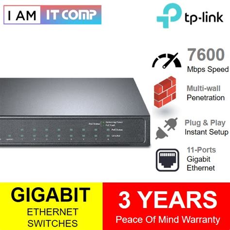 Tp Link Tl Sl Mp Port Mbps Port Gigabit Desktop Switch With Port Poe Desktop