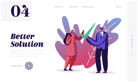 비자 승인 및 여행 웹 사이트 방문 페이지 배낭 웹 페이지 배너와 여성 관광에 거대한 녹색 체크 마크를주는 유니폼에 여권 관리 노동자 만화 플랫 벡터 일러스트 개념에 대한