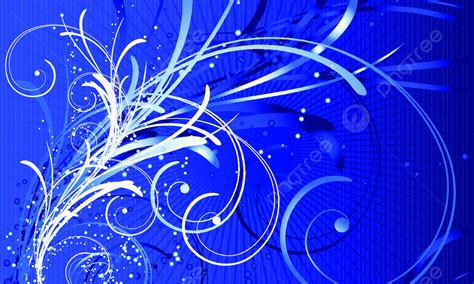 Floral Abstract Background Curve Illustration Plant Vector Curve