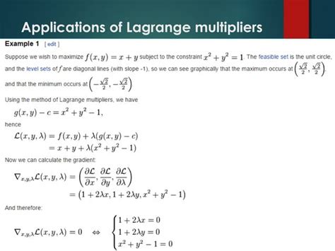 Lagrange Equation And Its Application PPT