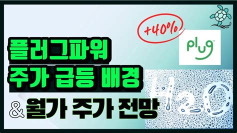 플러그파워 주가 급등 배경 4가지 및 월가 주가 전망 Ft 수소 관련주 Etf Youtube