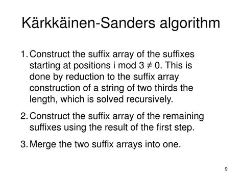ppt suffix tree and suffix array techniques for pattern analysis in strings powerpoint