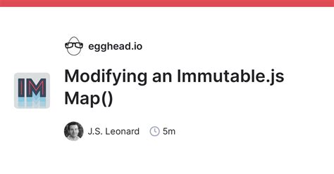 Modifying An Immutablejs Map
