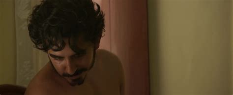 Auscaps Dev Patel Shirtless In The Wedding Guest