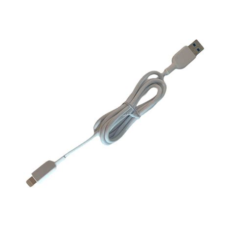 Cabo USB Lightning Pmcell Metro CB Branco Cabo USB Magazine Luiza