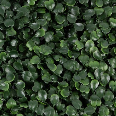 Artificial Plant Tile Boxwood Dark Green Plant Tiles For Wall Mo