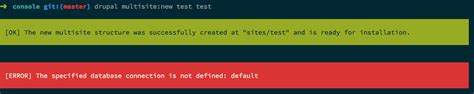 prevent the specified database connection is not defined [db name