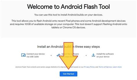 Cómo usar Android Flash Tool la app de Google para flashear ROMs