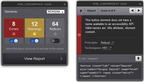 Visa Accessibility Standalone Tools