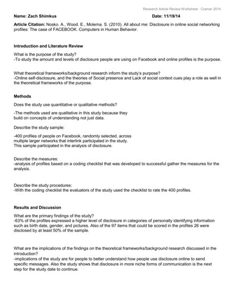 Biostatistics A Review Handout