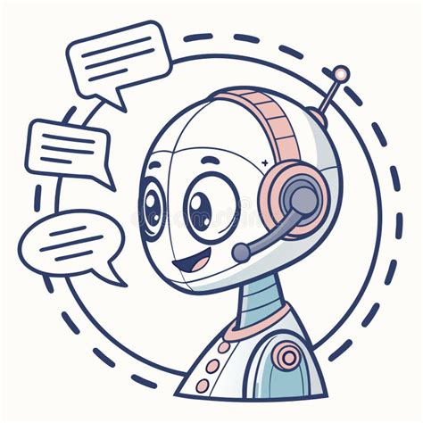 Smart Ai Assistant Icon Your Friendly Digital Chatbot Stock Vector Illustration Of Branding